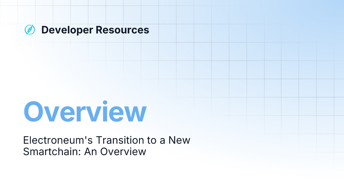 Overview | Developer Resources